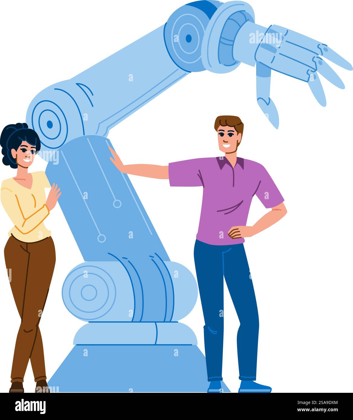 software automation business vector. system industry, production ...