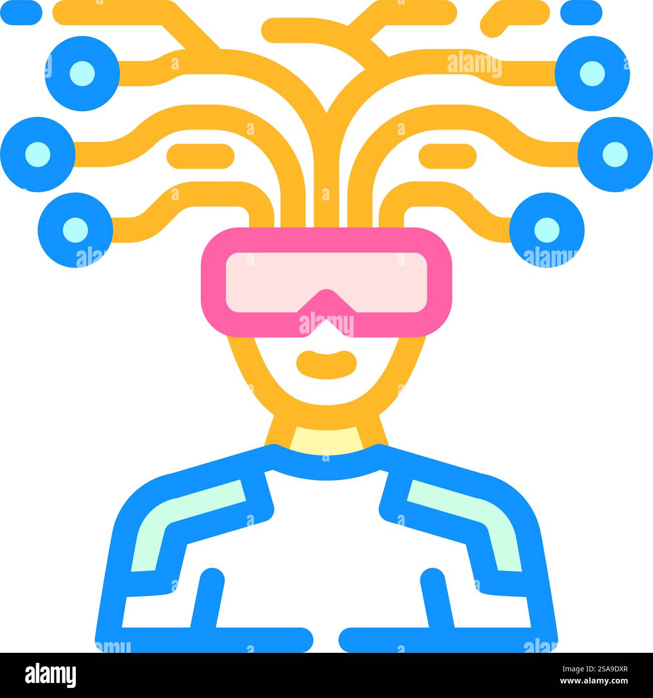 futurism tech enthusiast color icon vector. futurism tech enthusiast ...