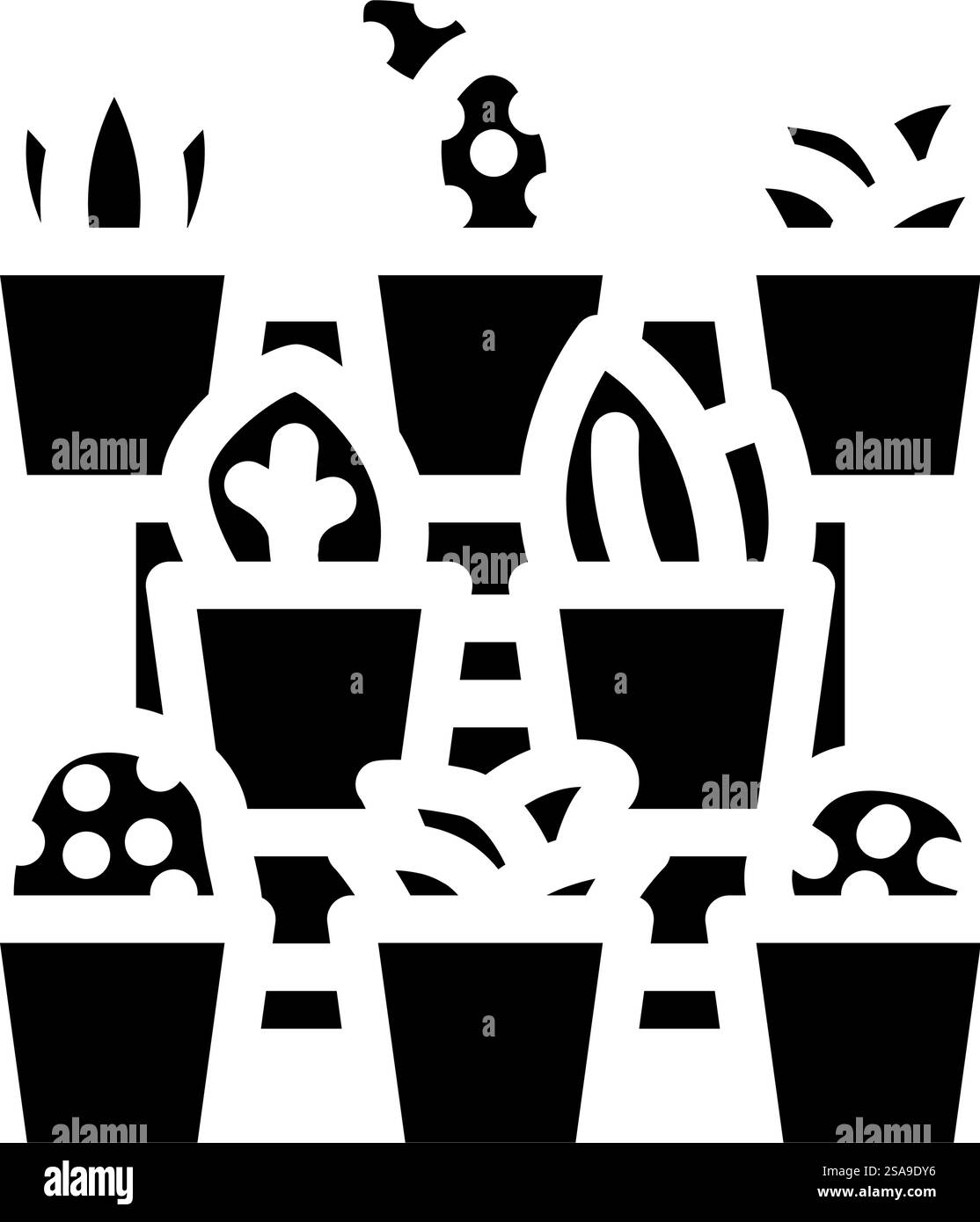 Urban backyard landscape Stock Vector Images - Alamy