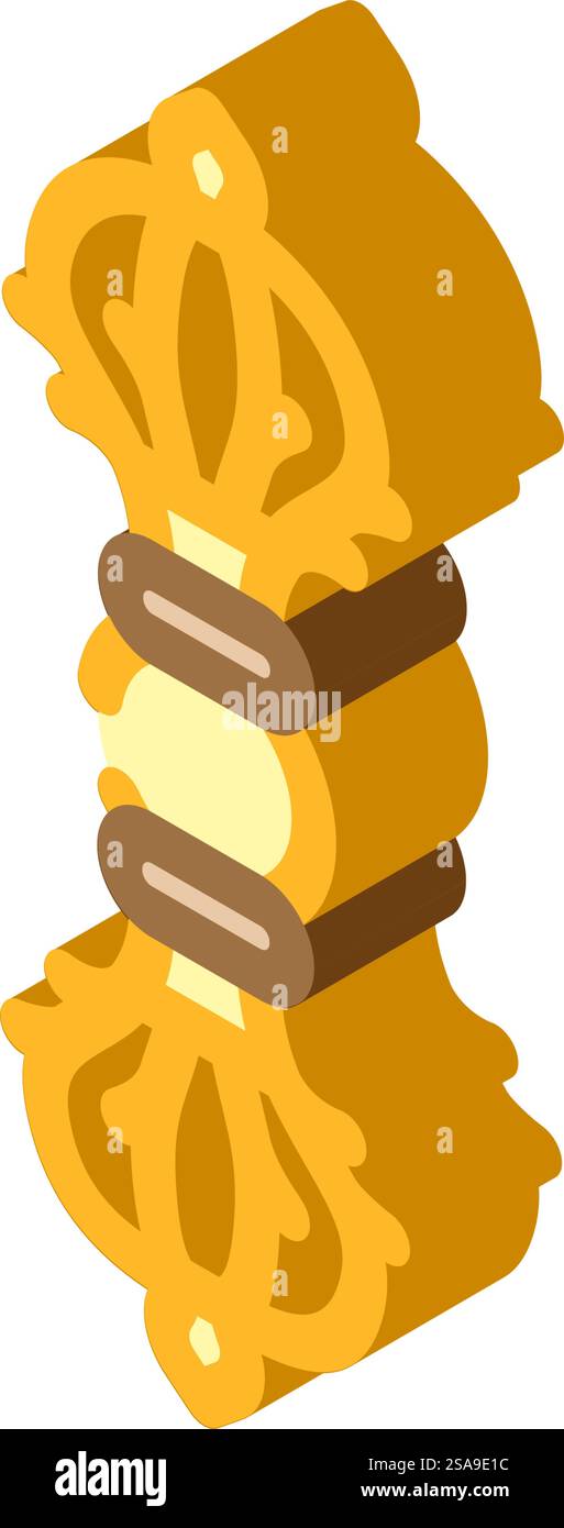 vajra dorje buddhism isometric icon vector. vajra dorje buddhism sign ...