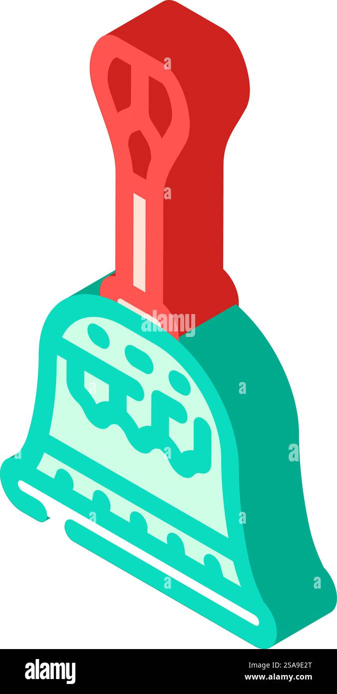 buddhist bell ghanta isometric icon vector. buddhist bell ghanta sign ...