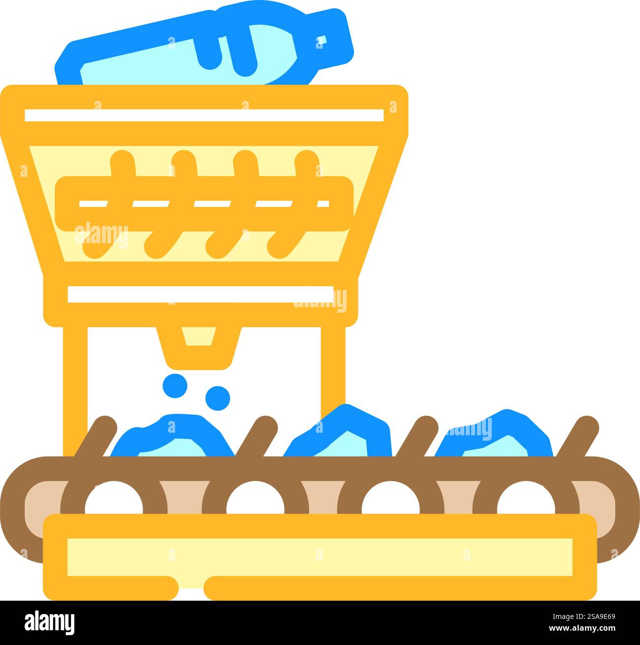organic waste sorting color icon vector. organic waste sorting sign ...
