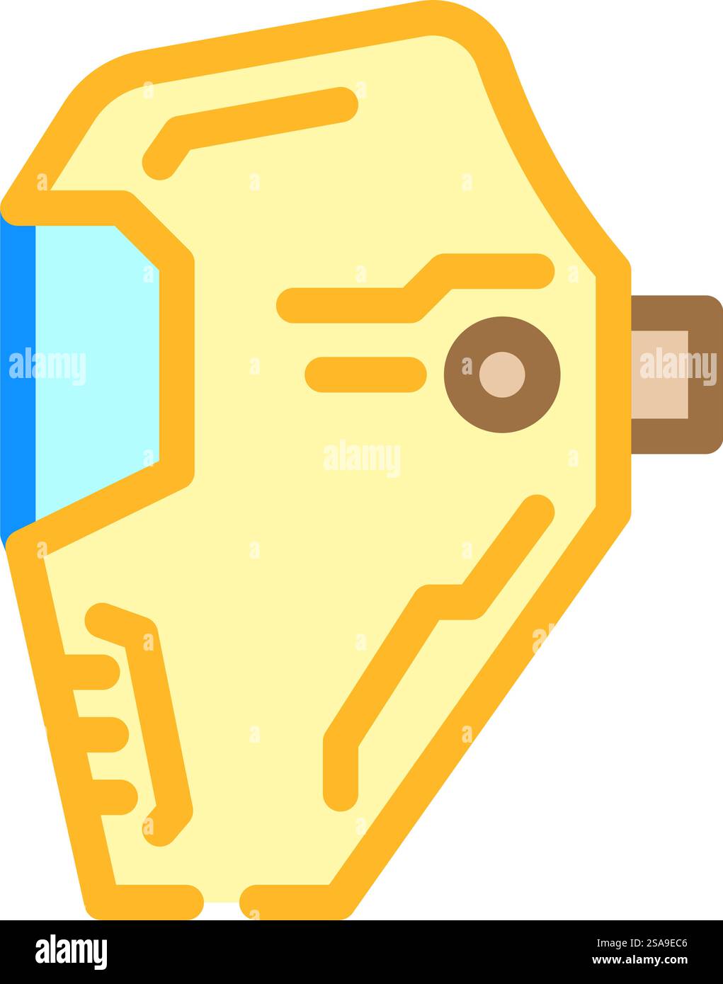 welding helmet ppe protective equipment color icon vector. welding ...