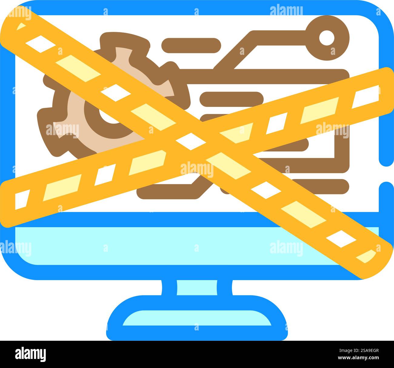 system maintenance analyst color icon vector. system maintenance ...