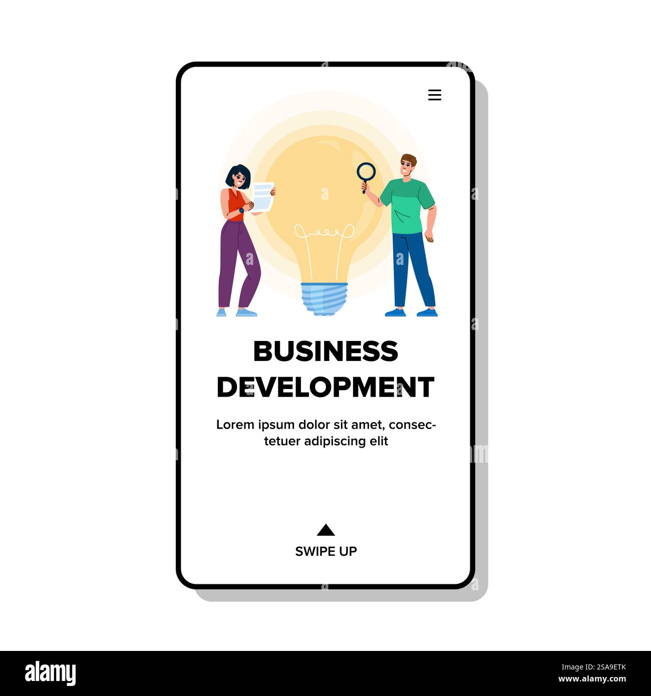 innovation business development vector. marketing sales, branding ...