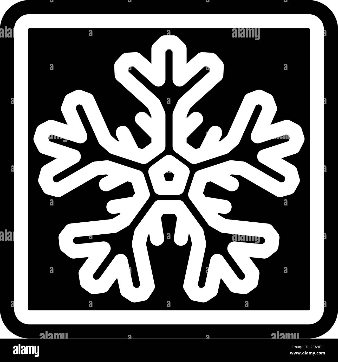 keep refrigerated product label warning glyph icon vector. keep ...
