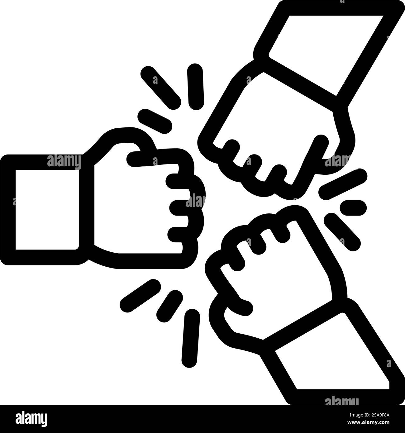 employee relations business process line icon vector. employee ...