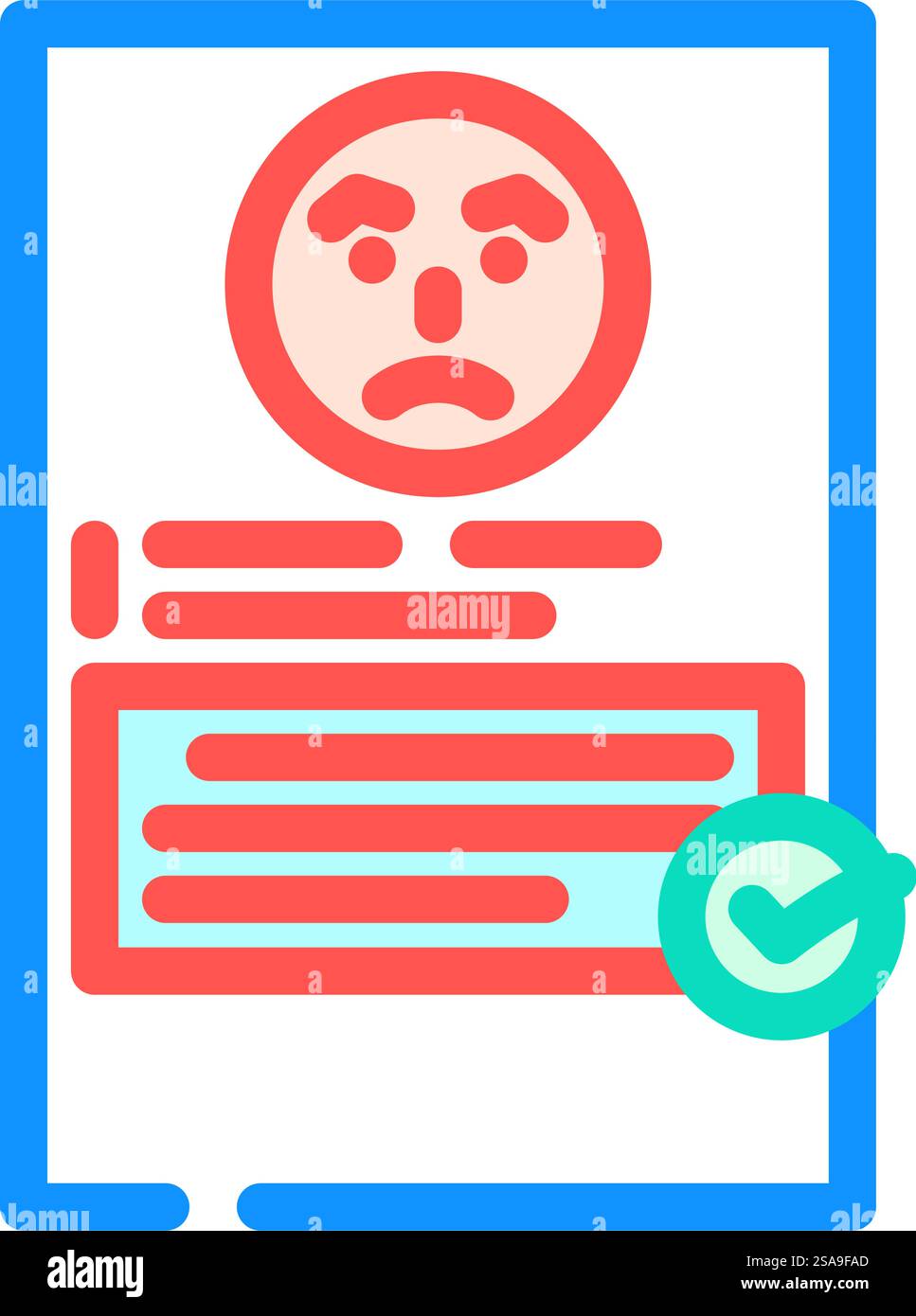 complaint resolution business process color icon vector. complaint ...