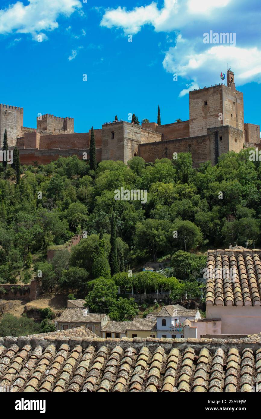 Outside view of the Spanish castle, Spain Stock Photo - Alamy
