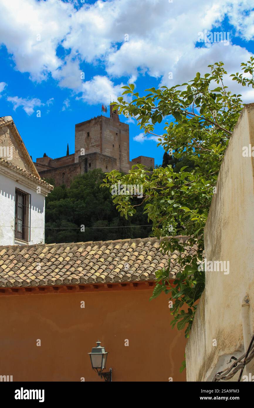 Outside view of the Spanish castle, Spain Stock Photo - Alamy