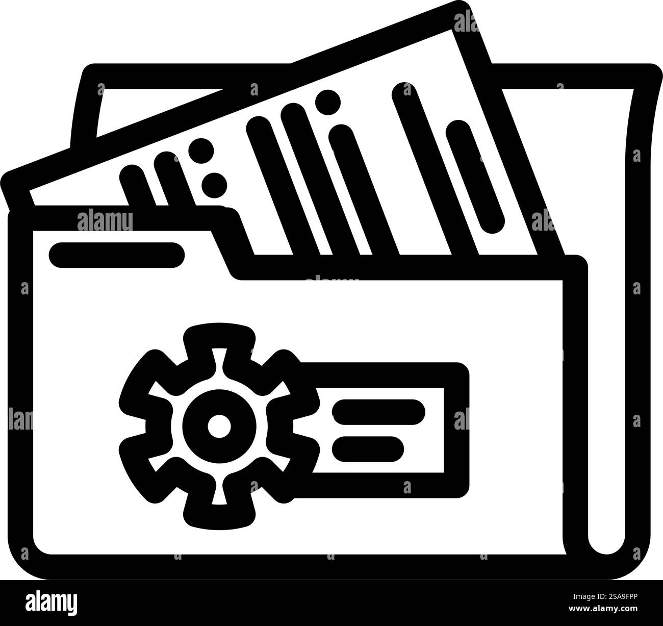 system documentation analyst line icon vector. system documentation ...