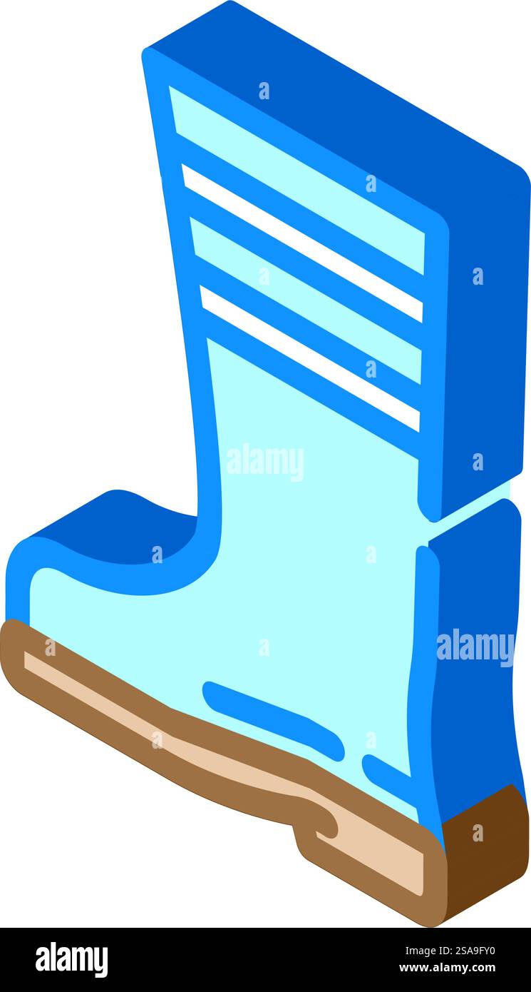 safety boots ppe protective equipment isometric icon vector. safety ...