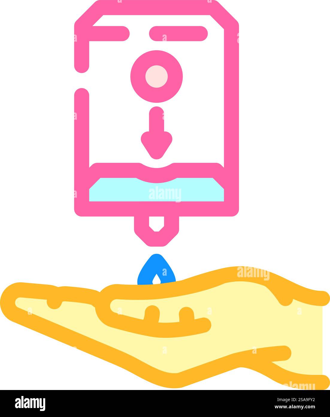 barrier cream ppe protective equipment color icon vector. barrier cream ...