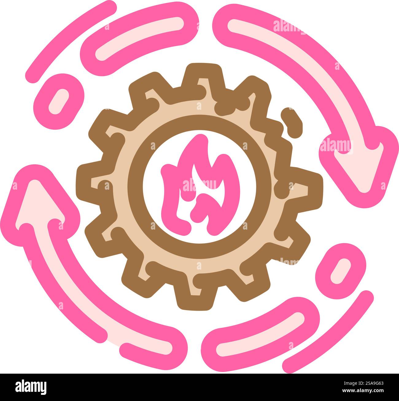 disaster recovery business process color icon vector. disaster recovery ...