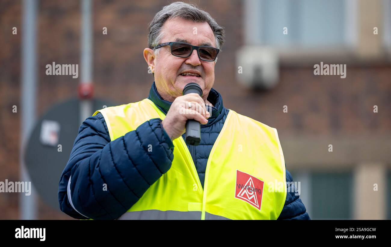 28.01.2025, SW Aktionstag IG Metall, Bild: Wolfgang Gutgesell ...
