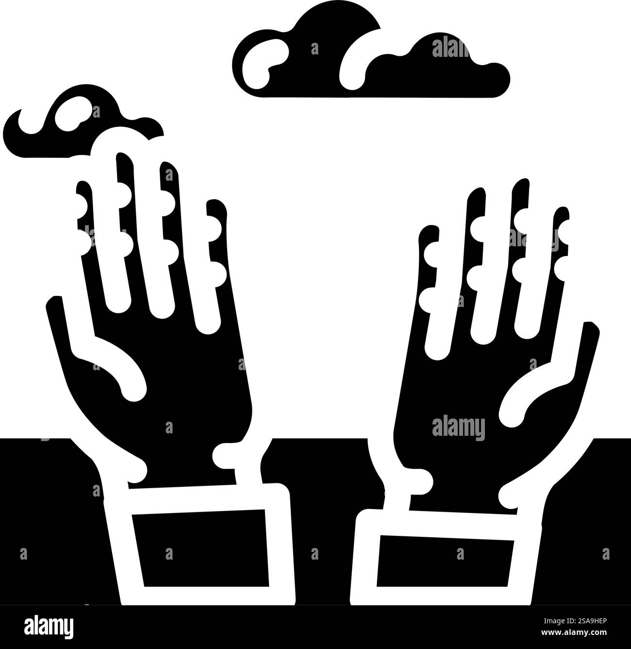 hand reaching sky progress glyph icon vector. hand reaching sky ... hand reaching sky progress glyph icon vector. hand reaching sky ...