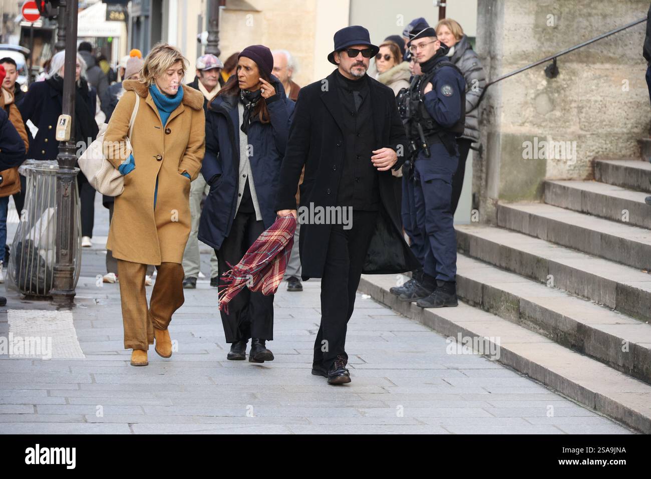 Paris, France. 29th Jan, 2025. Valeria Bruni-Tedeschi, Karine Silla and ...