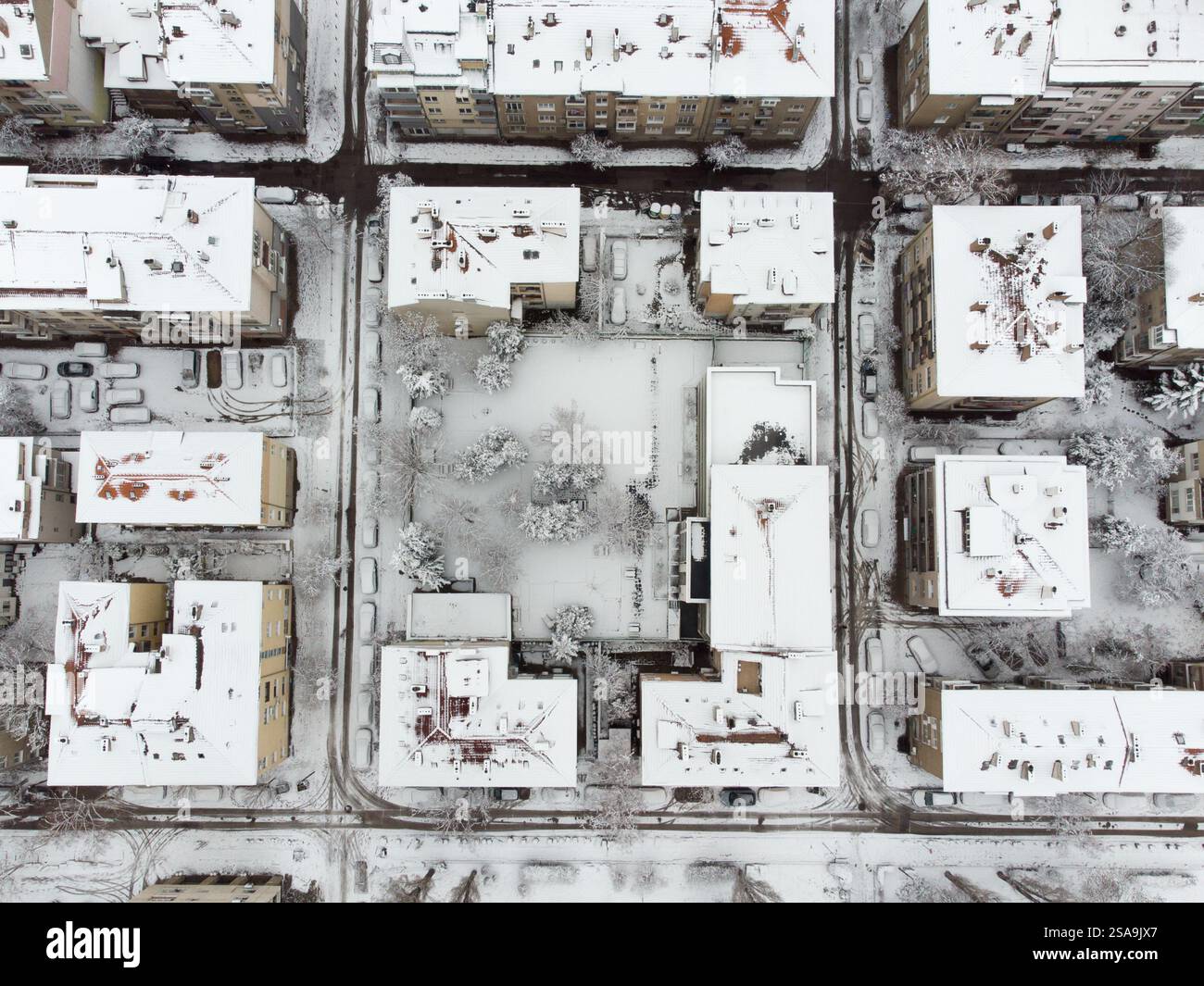 Aerial top view residential buildings hi-res stock photography and ...