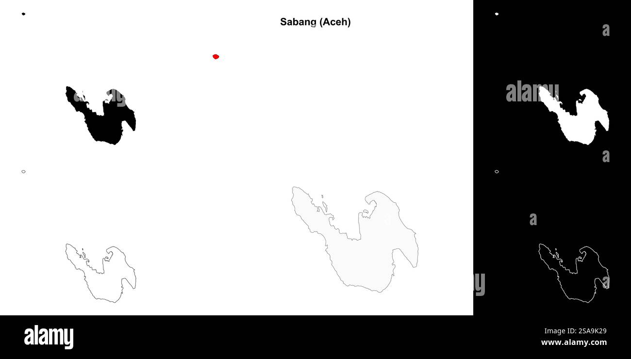 Sabang map hi-res stock photography and images - Alamy