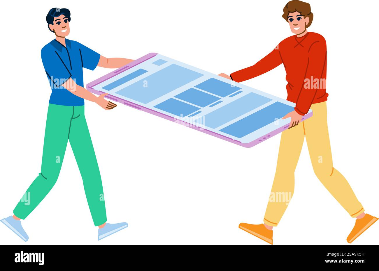 smartphone mobile first vector. travel hand, man business, boat ...