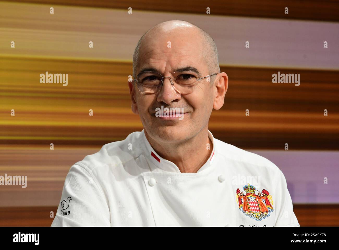 Lyon, France. 26th Jan, 2025. Christian Garcia, head chef in the ...