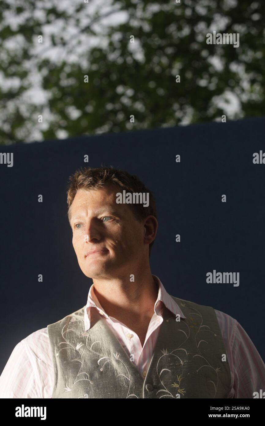 British explorer and writer Benedict Allen, pictured at the Edinburgh ...