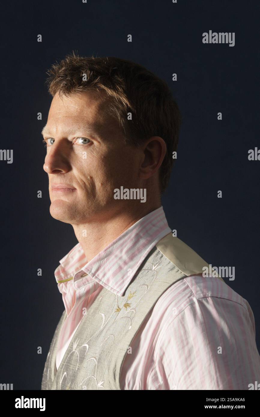 British explorer and writer Benedict Allen, pictured at the Edinburgh ...