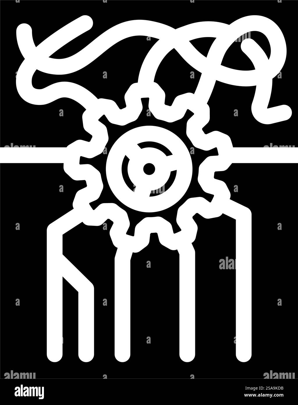 standardization business process glyph icon vector. standardization business process sign ...