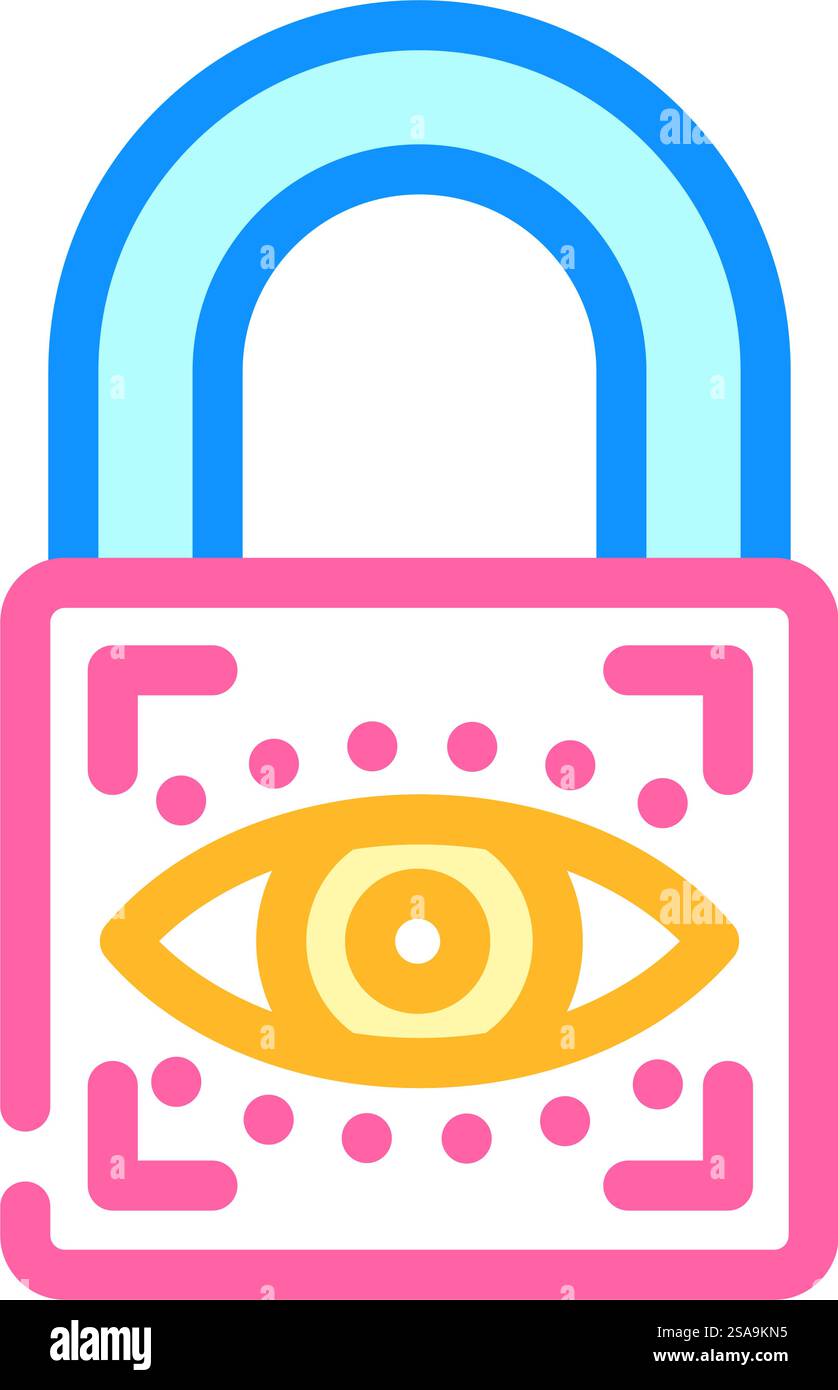 parental control product label caution color icon vector. parental ...