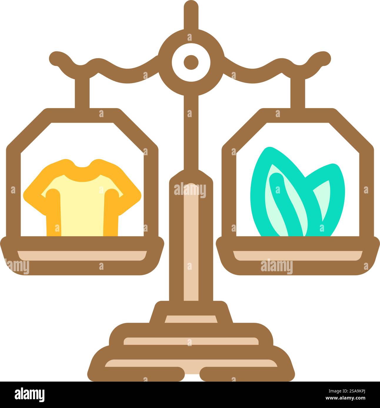 eco conscious designs sustainable fashion color icon vector. eco ...