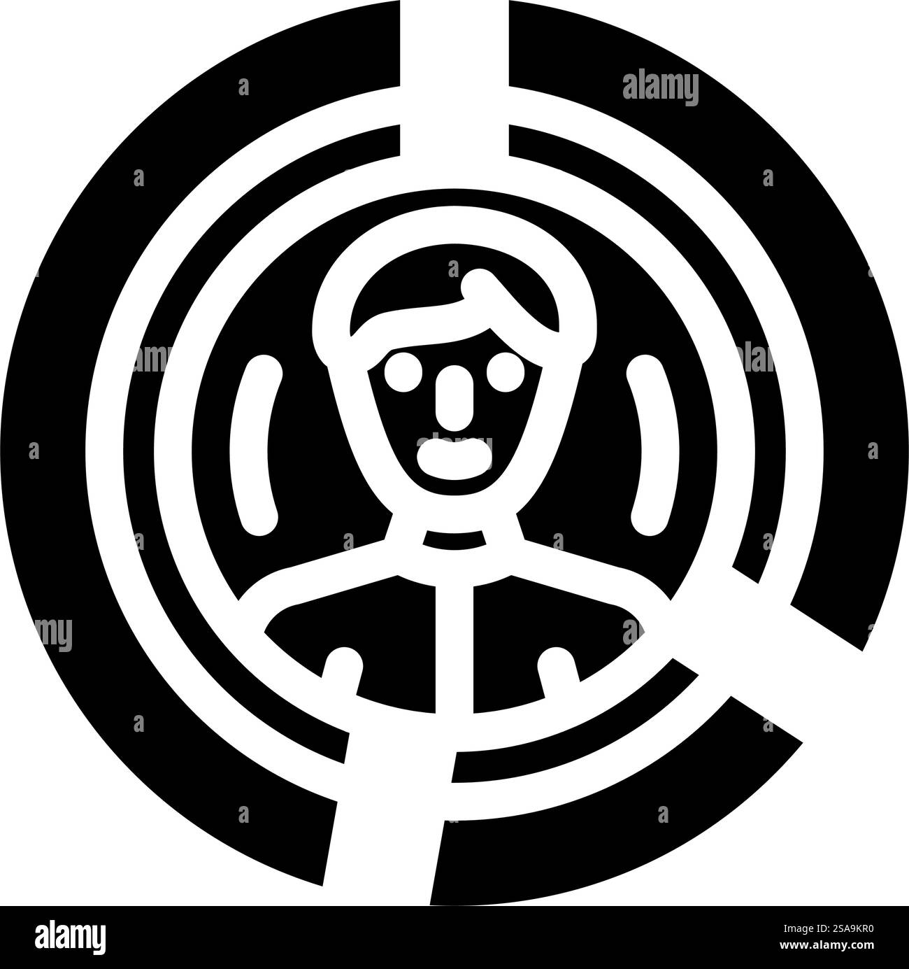 Customer Segmentation Business Process Glyph Icon Vector Customer Segmentation Business Process