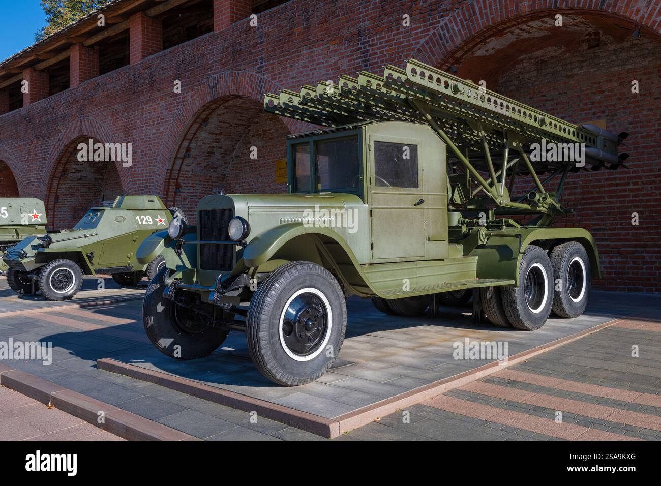 NIZHNY NOVGOROD, RUSSIA - SEPTEMBER 04, 2024: The BM-13 Katyusha is a Soviet rocket artillery ...