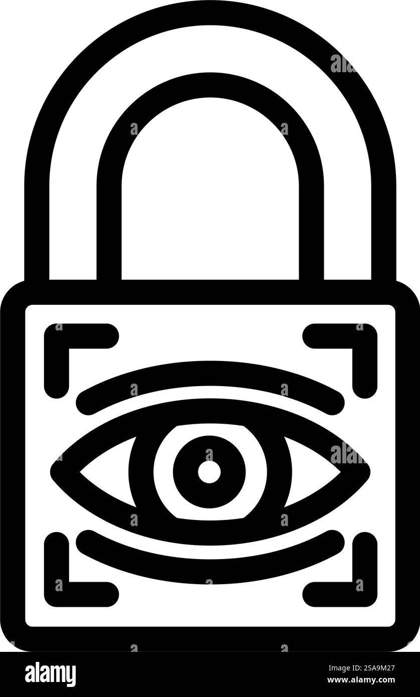 parental control product label caution line icon vector. parental ...