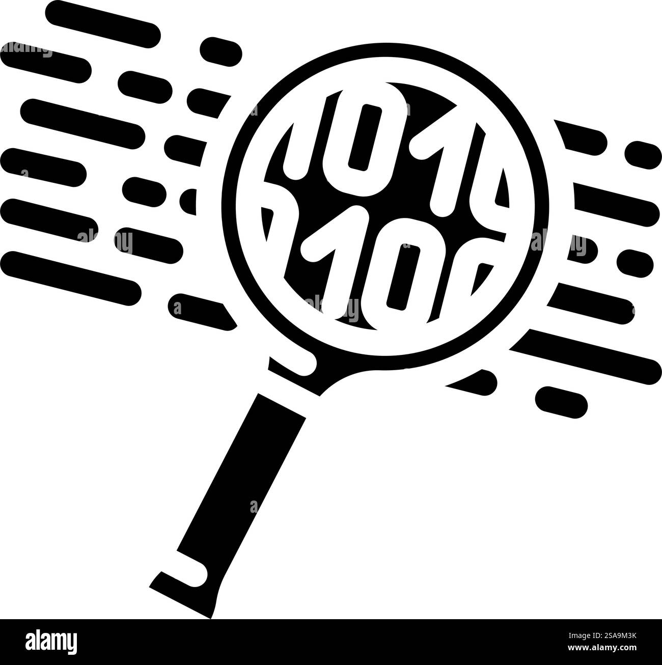 digital evidence crime glyph icon vector. digital evidence crime sign ...