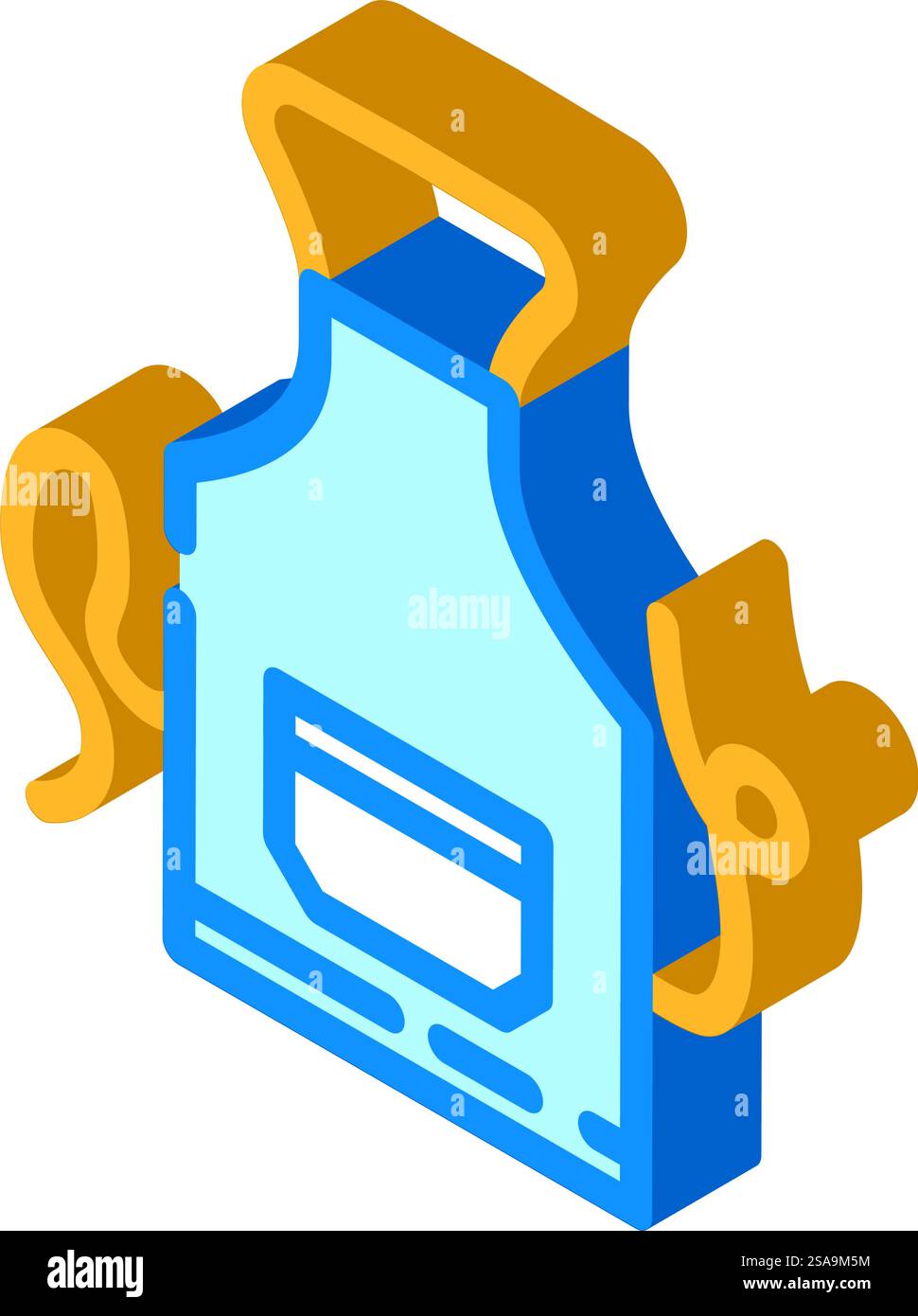 apron ppe protective equipment isometric icon vector. apron ppe ...