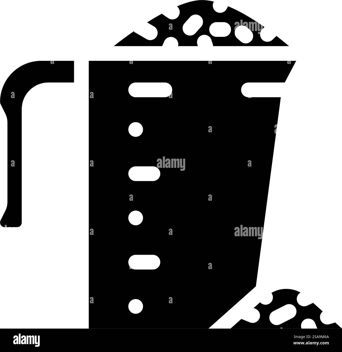 granules wood pellets glyph icon vector. granules wood pellets sign ...