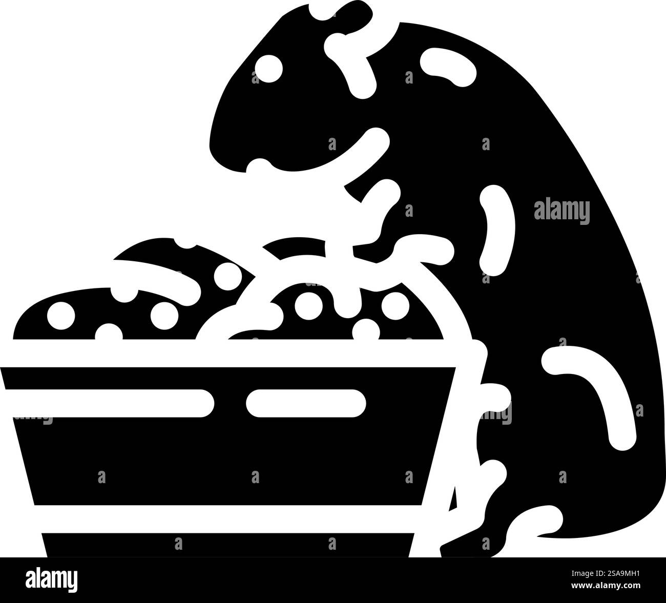 Pet food illustration Black and White Stock Photos & Images - Alamy