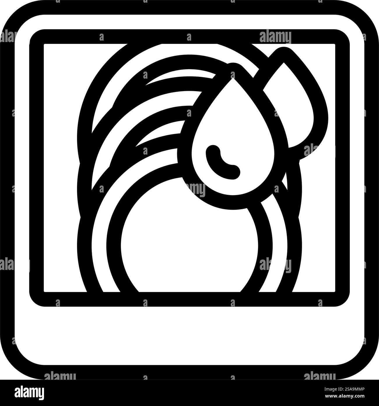 durability strong label product caution line icon vector. durability ...