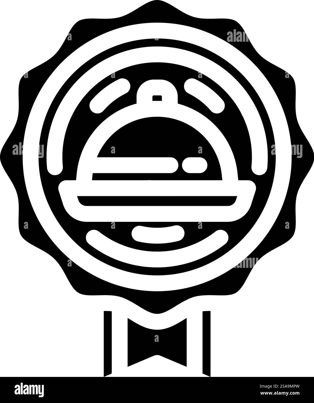 gourmet cooking restaurant chef glyph icon vector. gourmet cooking ...