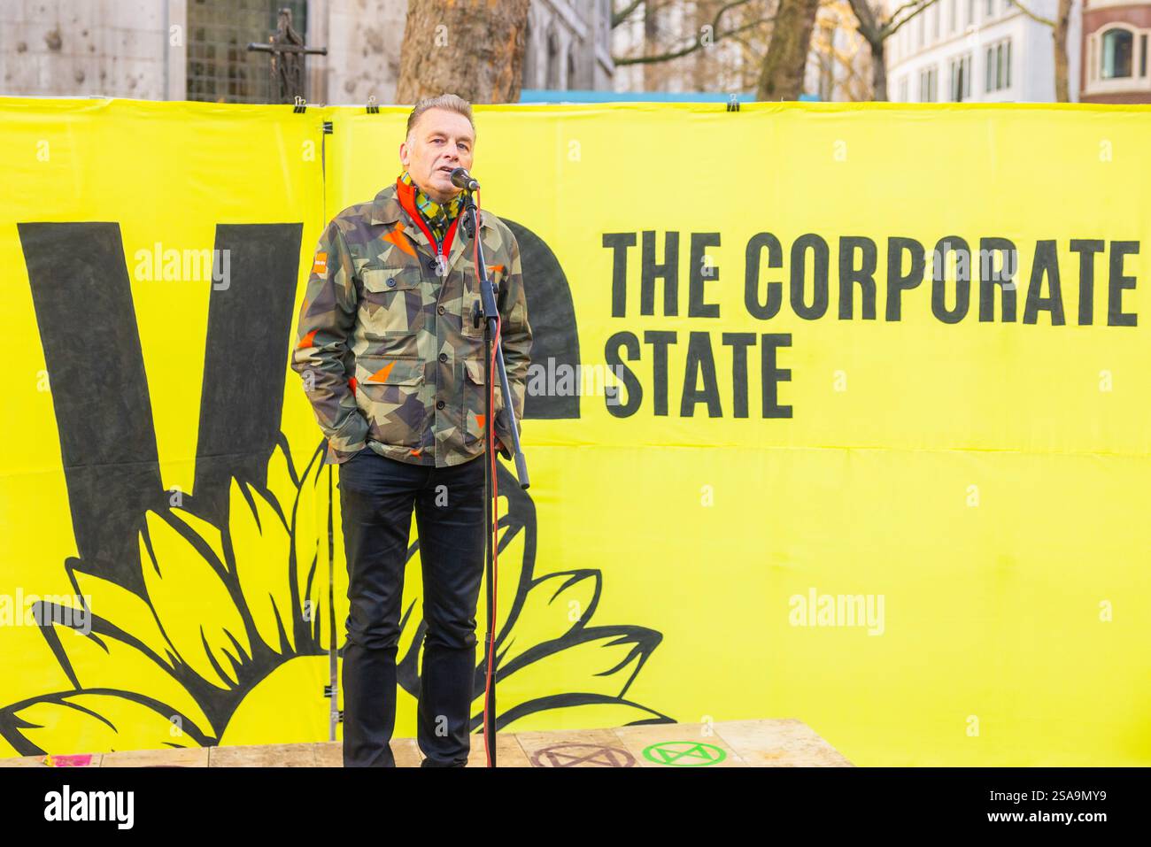 London, UK. 29 JAN, 2025. Television presenter Chris Packham speaks ...