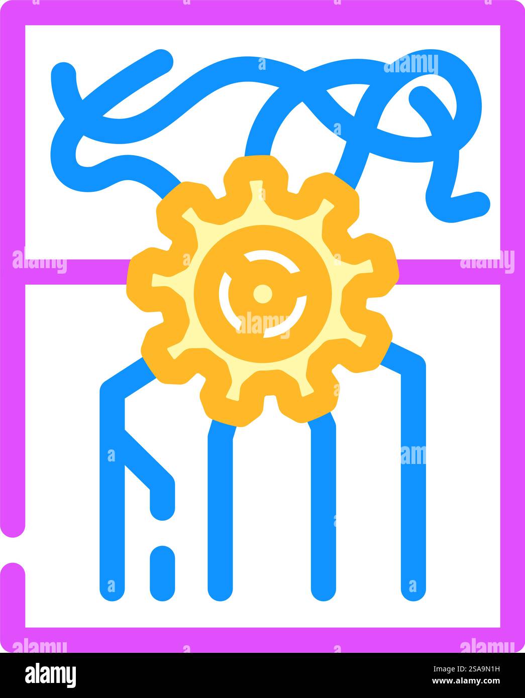 standardization business process color icon vector. standardization business process sign ...