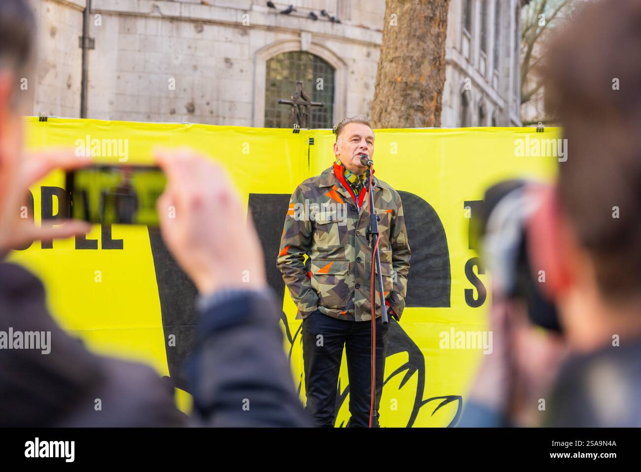 London, UK. 29 JAN, 2025. Television presenter Chris Packham speaks ...