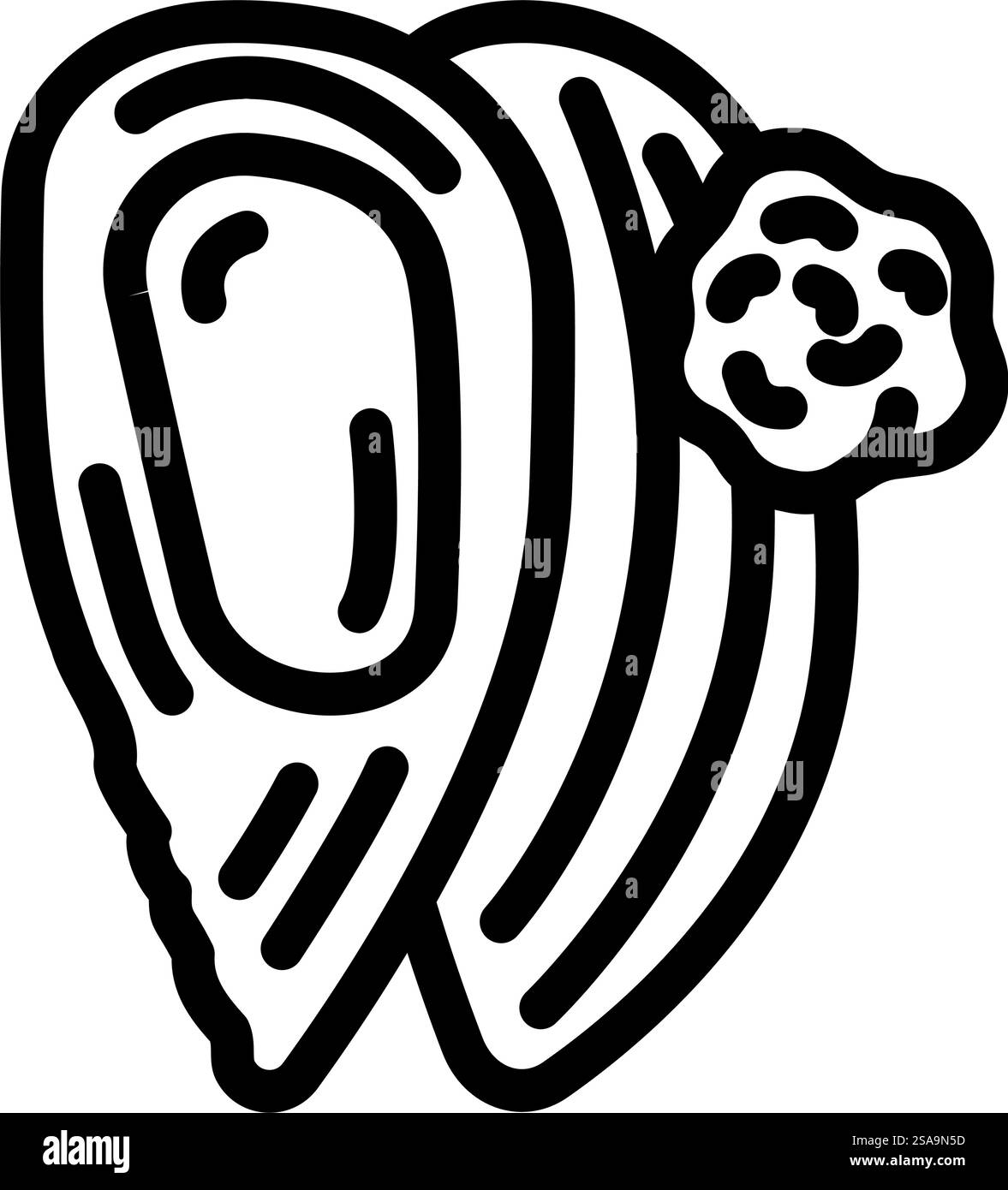 shellfish allergen free product food line icon vector. shellfish ...