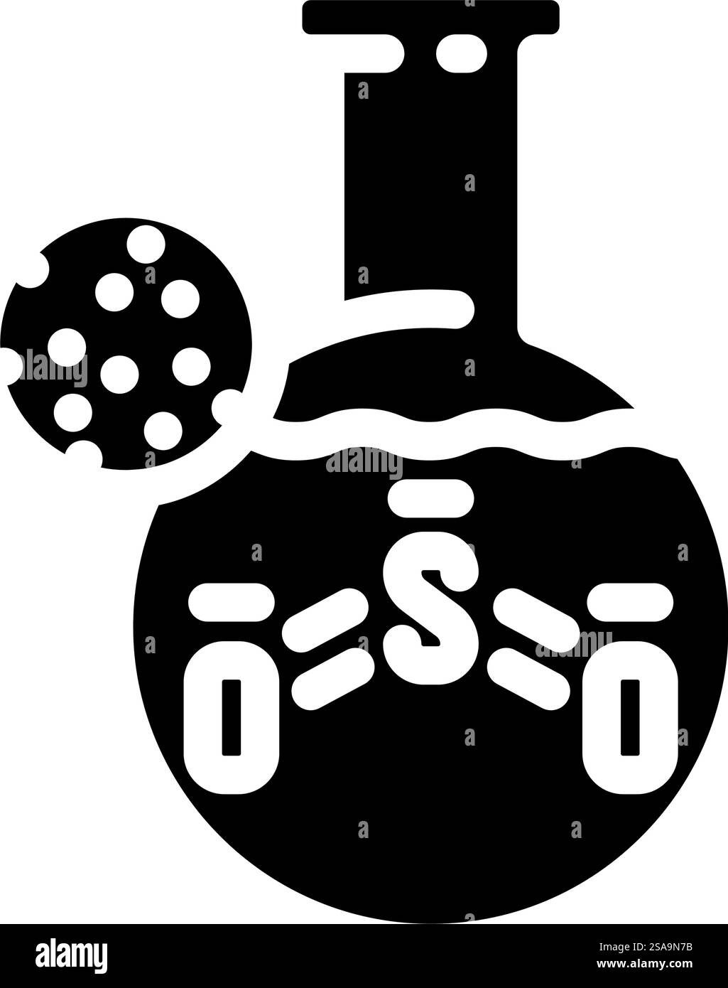 sulfites allergen free product food glyph icon vector. sulfites ...