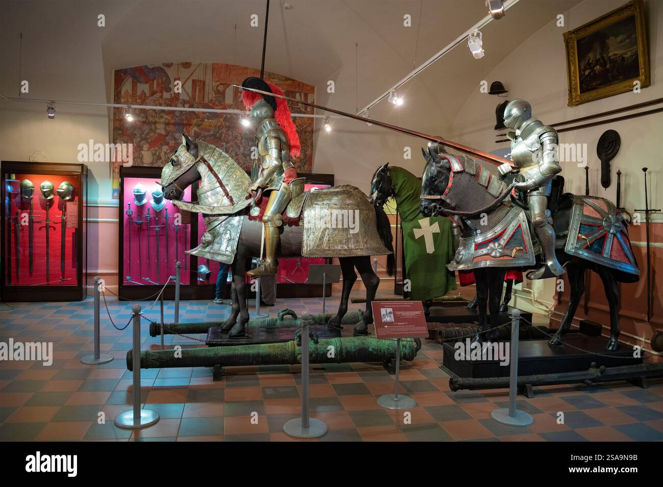 SAINT PETERSBURG, RUSSIA - JANUARY 24, 2025: In the Knights' Hall of ...