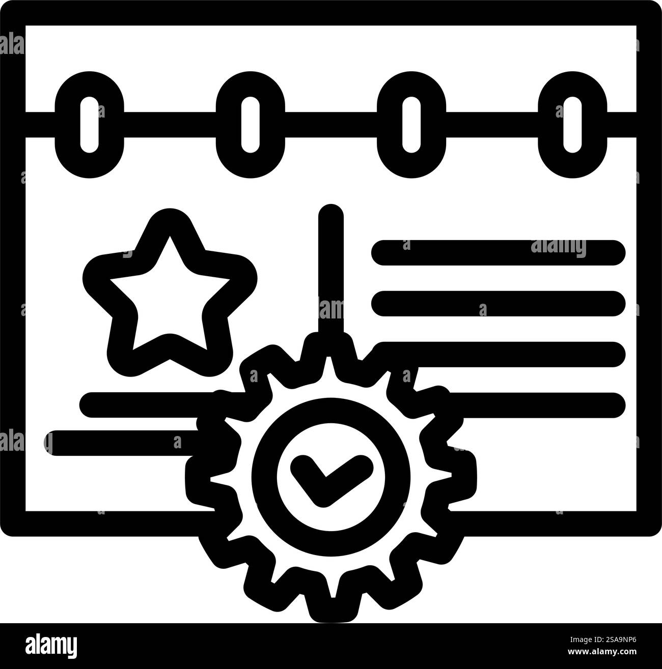 event management business process line icon vector. event management ...