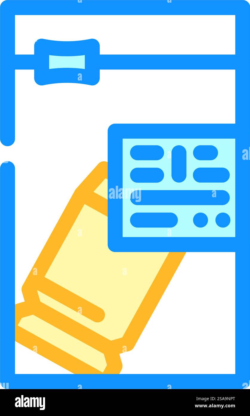 physical evidence crime color icon vector. physical evidence crime sign ...