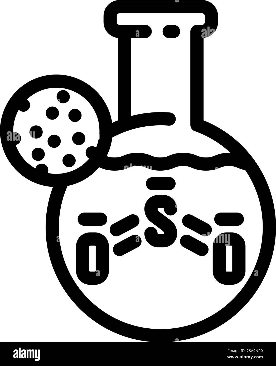 sulfites allergen free product food line icon vector. sulfites allergen ...