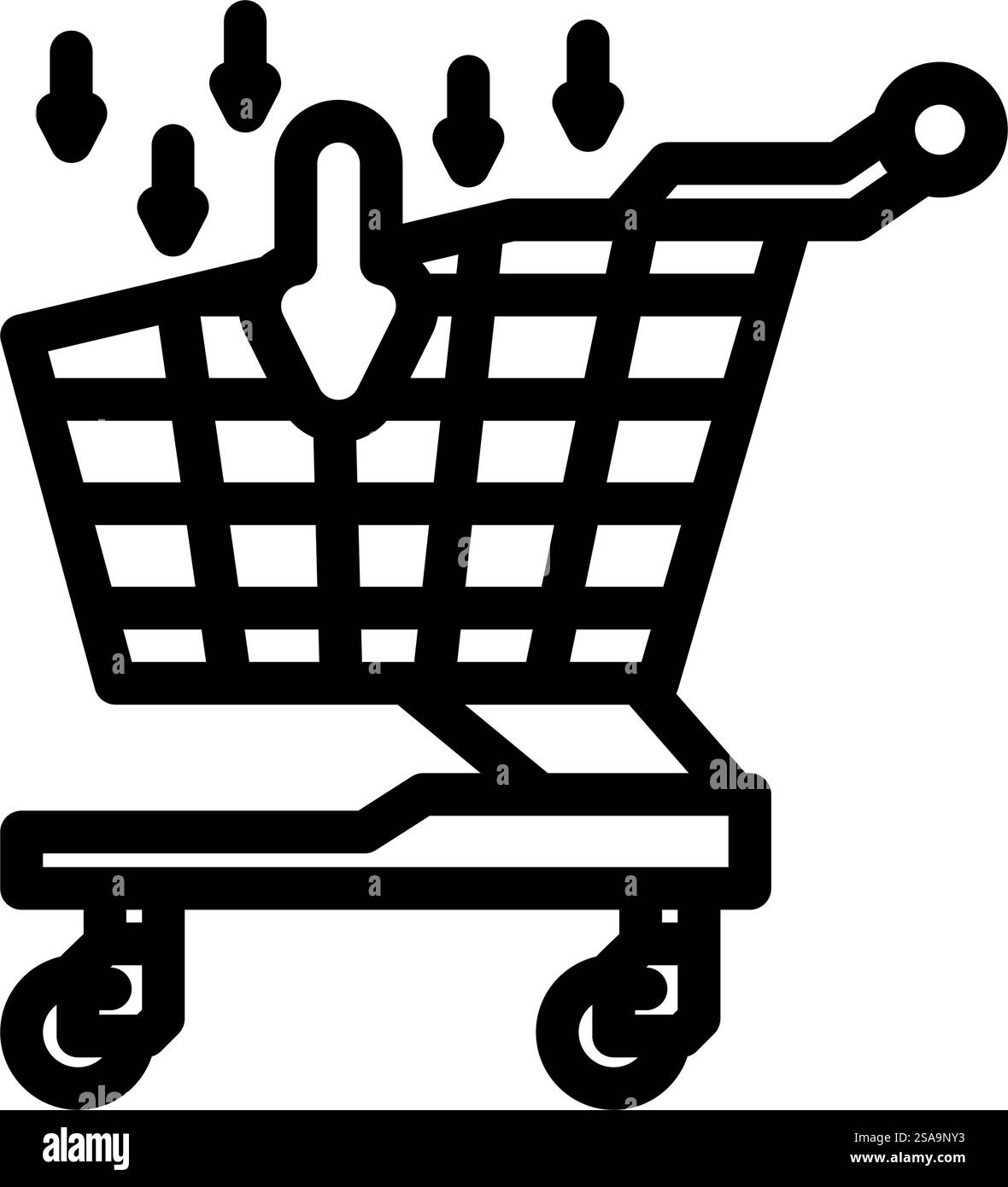 procurement business process line icon vector. procurement business ...