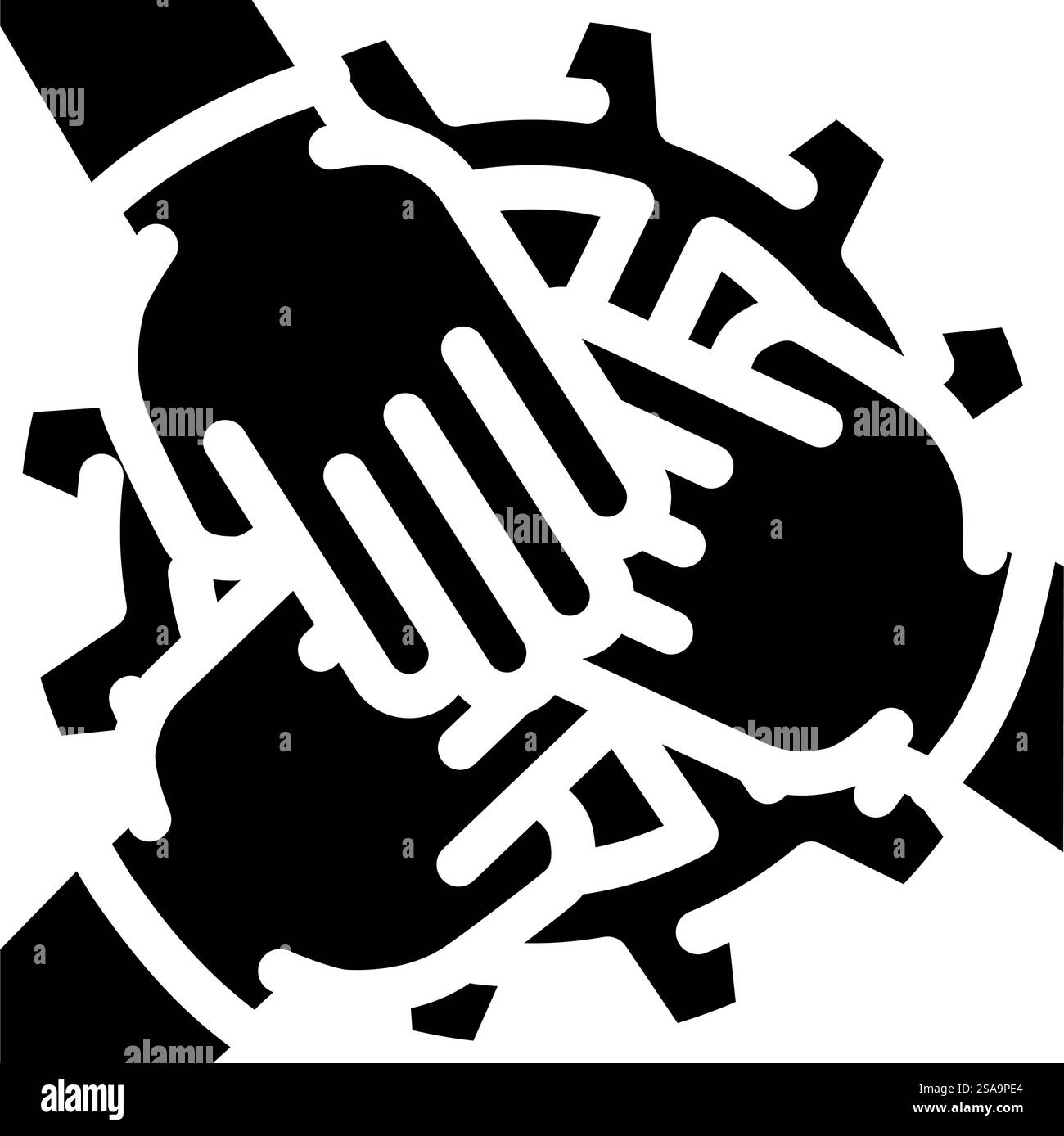 employee engagement business process glyph icon vector. employee ...